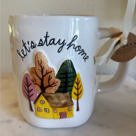 Rae Dunn | Dining | Rae Dunn White Mug With Colorful Tree And House ...